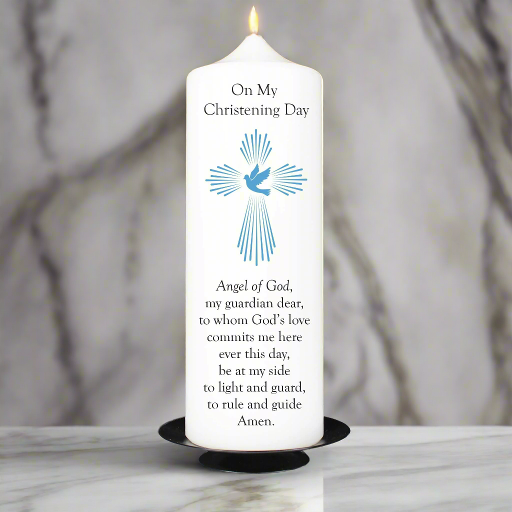 Angel of God Blue – Corrib Candles